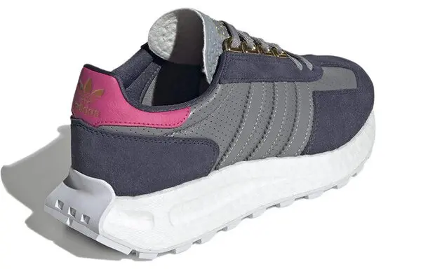 Adidas Retropy E5 Casual Low Top Sneakers - Grey/pink/navy