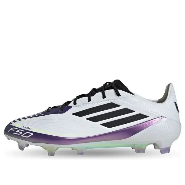 Adidas F50 Elite Fg "messi Triunfo Estelar" Soccer Cleats - White/black/purple