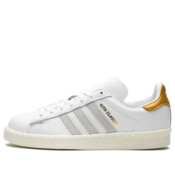 Adidas X Kith Campus 80s "classics Program Mango" Sneakers - Footwear White/off White