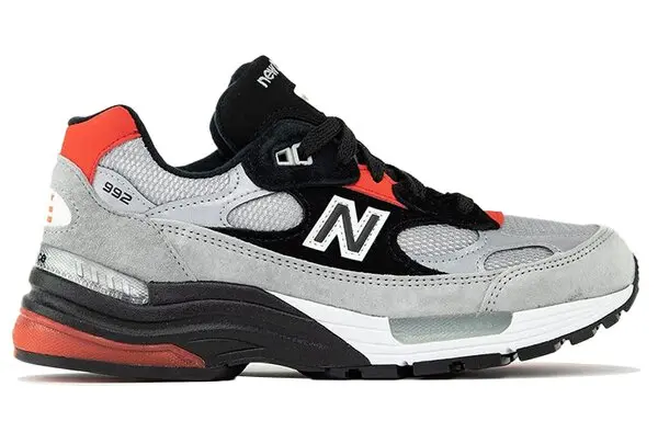 NEW BALANCE Dtlr X 992 Made In Usa Sneakers - Grey/black/red