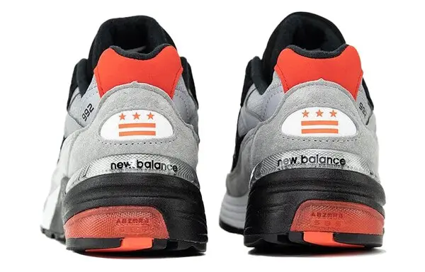 NEW BALANCE Dtlr X 992 Made In Usa Sneakers - Grey/black/red