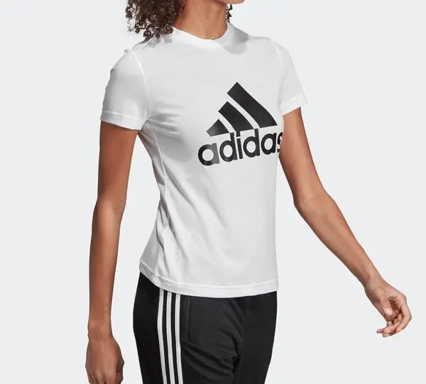 Adidas Logo Graphic Short Sleeve T-shirt - White