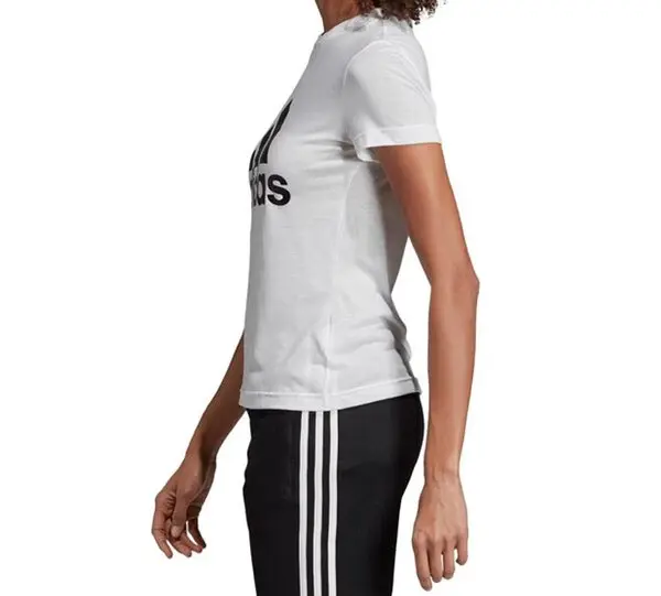 Adidas Logo Graphic Short Sleeve T-shirt - White