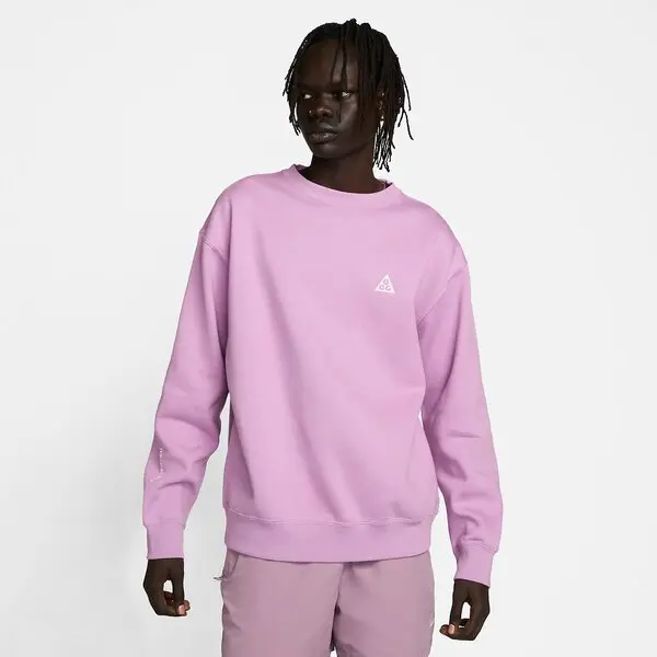 Nike Therma-fit Fleece Sweatshirt 'rush Fuchsia