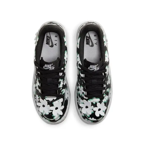 Nike Force 1 Lv8 'black White Flowers' Sneakers
