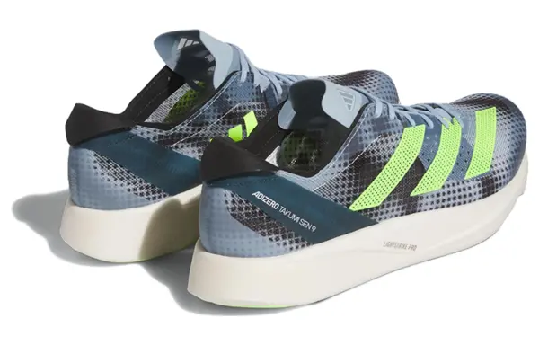 Adidas Adizero Takumi Sen Running Sneakers - Wonder Blue/lucid Lemon/core Black