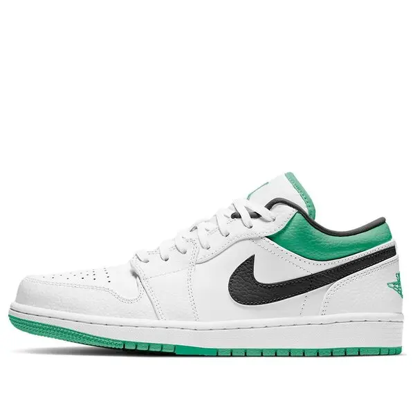 JORDAN 1 Low "lucky Green - White/lucky Green-black