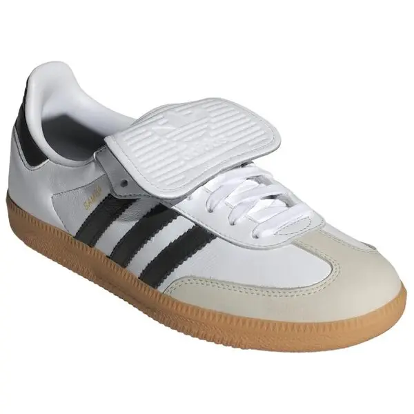 Adidas Samba Lt Sneakers - Cloud White/core Black/gold Metallic