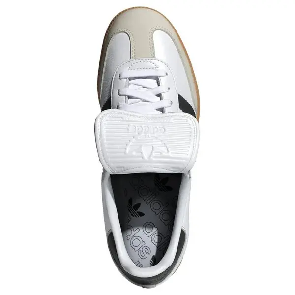 Adidas Samba Lt Sneakers - Cloud White/core Black/gold Metallic