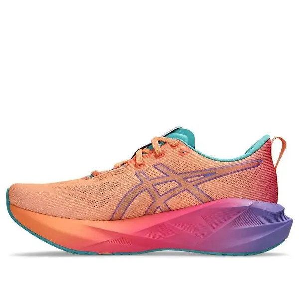 Asics Novablast "la Marathon" Athletic Sneakers - Mojave/amethyst