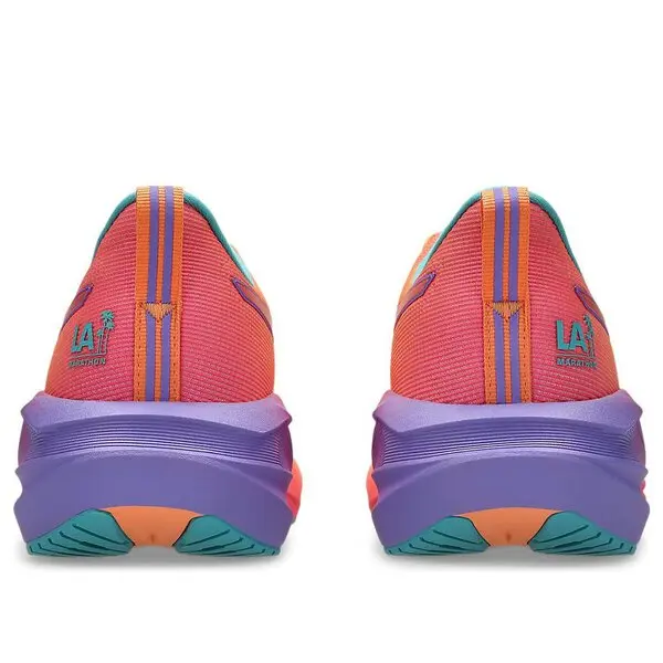 Asics Novablast "la Marathon" Athletic Sneakers - Mojave/amethyst