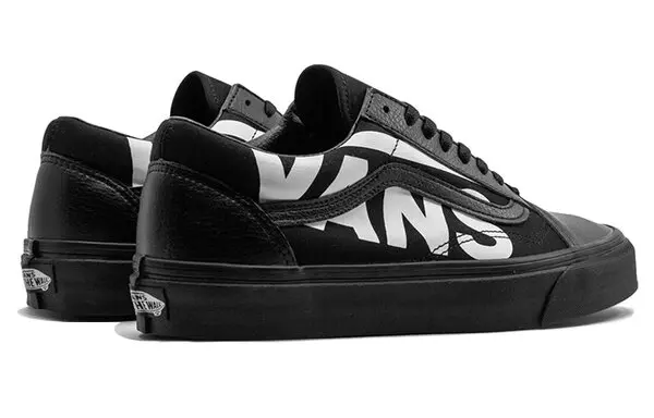VANS Old Skool Big Logo Sneakers - Black/gray