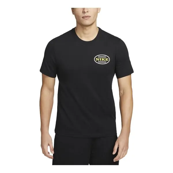 Nike Dri-fit Body Shop T-shirt 'black - Black/multi-color