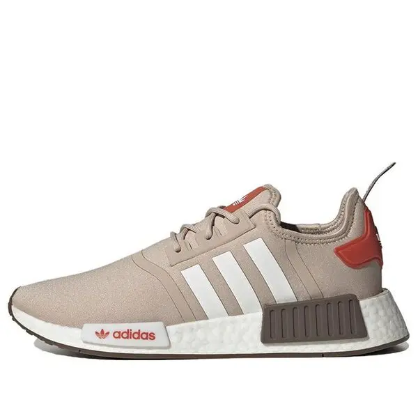 Adidas Nmd_r1 Shoes - Wonder Taupe/cloud White/vivid Red