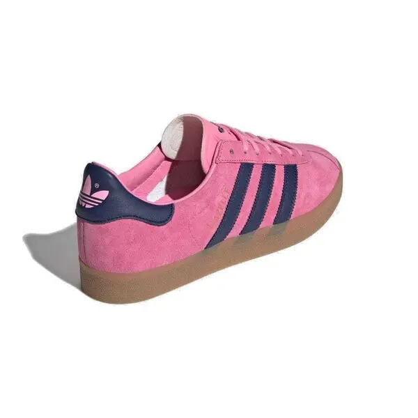 Adidas Gazelle 85 Low Top Sneakers - Bliss Pink/dark Blue/gold Metallic