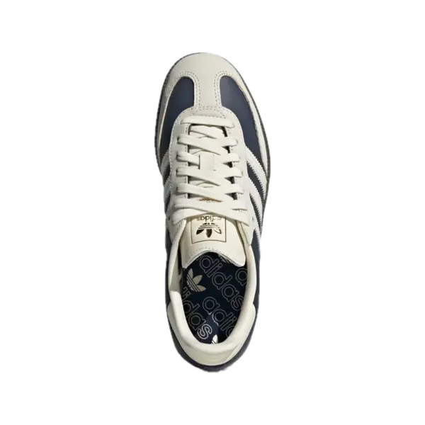 Adidas Samba Lace-up Sneakers - Night Indigo/cream White/gold Metallic