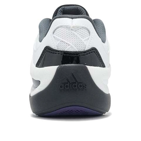 Adidas Crazy Low "footwear White Core Black - Footwear White/core Black/collegiate Purple