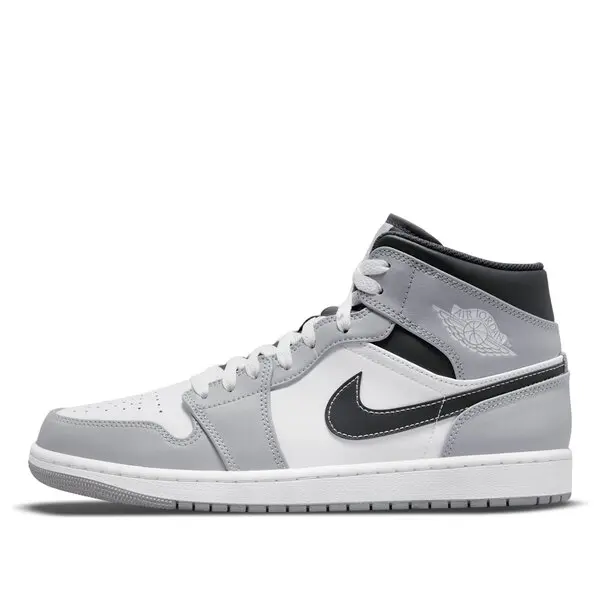 JORDAN 1 Mid Sneakers - Light Smoke Grey/white/anthracite