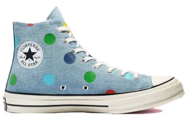 CONVERSE Chuck Taylor All Star 1970s X Golf Wang Polka Dot High Top Sneakers - Blue