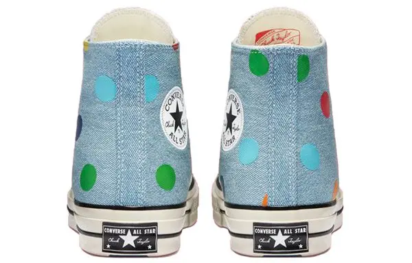 CONVERSE Chuck Taylor All Star 1970s X Golf Wang Polka Dot High Top Sneakers - Blue