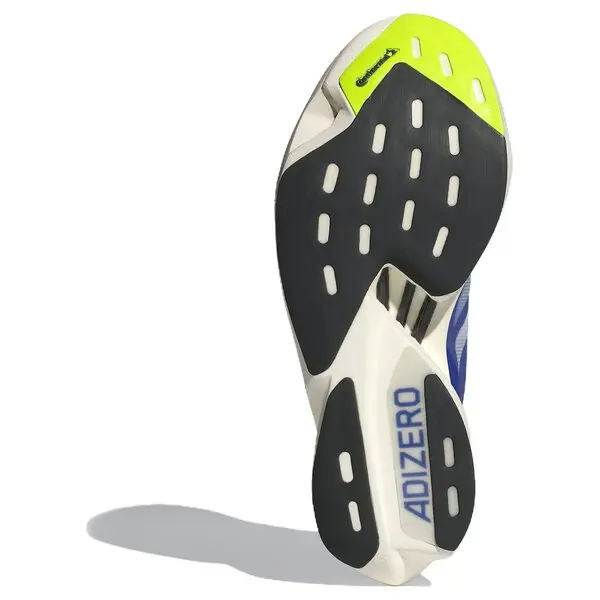 Adidas Adizero Adios Pro 3 Athletic Sneakers - Cobalt Blue/zero Metalic/lucid Lemon