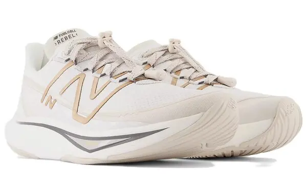 NEW BALANCE Fuelcell Rebel V3 Permafrost Sneakers - Cream/white