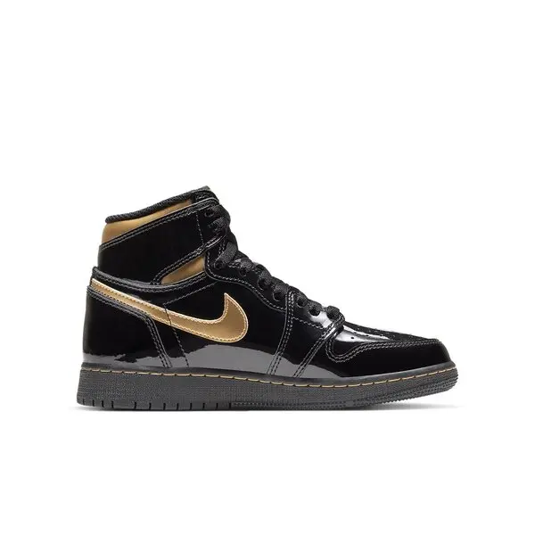 JORDAN 1 Retro High Og "black Metallic Gold - Black/metallic Gold