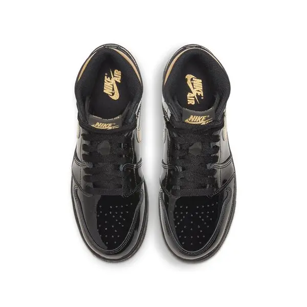 JORDAN 1 Retro High Og "black Metallic Gold - Black/metallic Gold