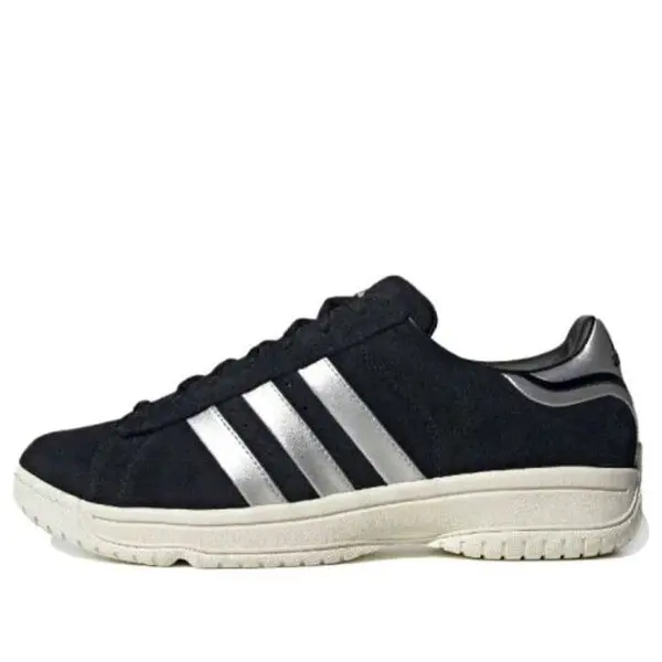 Adidas X Atmos Campus Supreme Sneakers - Core Black/silver Metallic/off White
