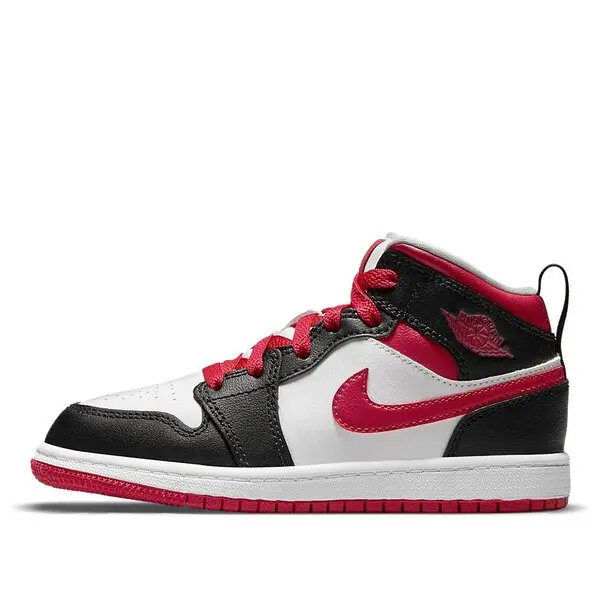 JORDAN 1 Mid Se - White/black/red
