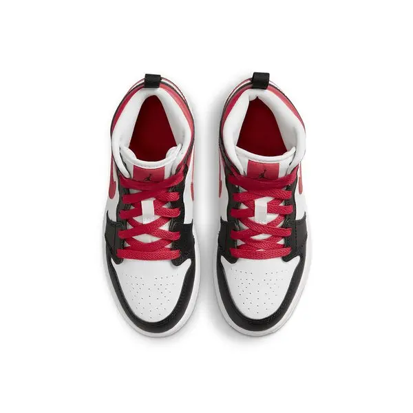 JORDAN 1 Mid Se - White/black/red