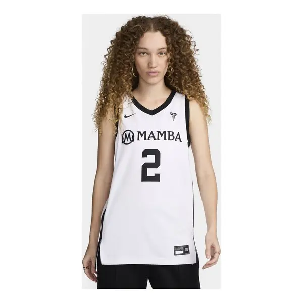 Nike Gigi Bryant Mambacita Basketball Jersey 'white Black - White/black