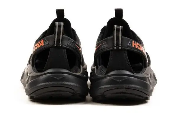 Hoka One One Hopara Sandals - Black/fusion Coral