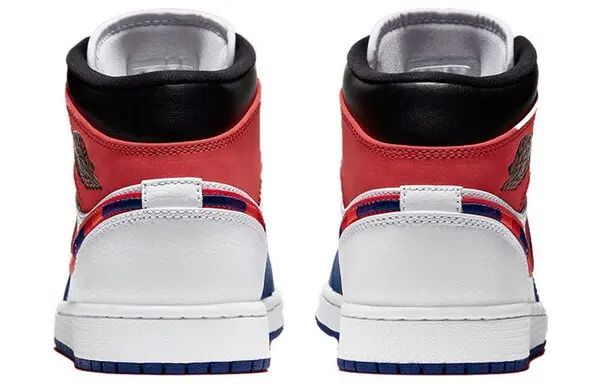 JORDAN 1 Mid Sneakers - White/university Blue