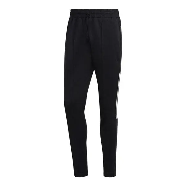 Adidas Solid Color Stripe Straight Casual Sports Pants/trousers/joggers Black - Default Colorway