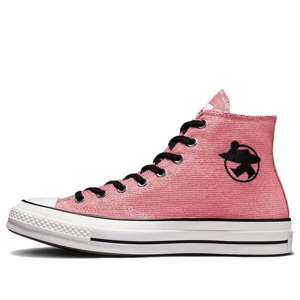 CONVERSE X Stussy Chuck 70 Hi "surfman - Pink/black