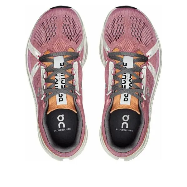 On Cloudeclipse Sneakers - Tangerine/ivory