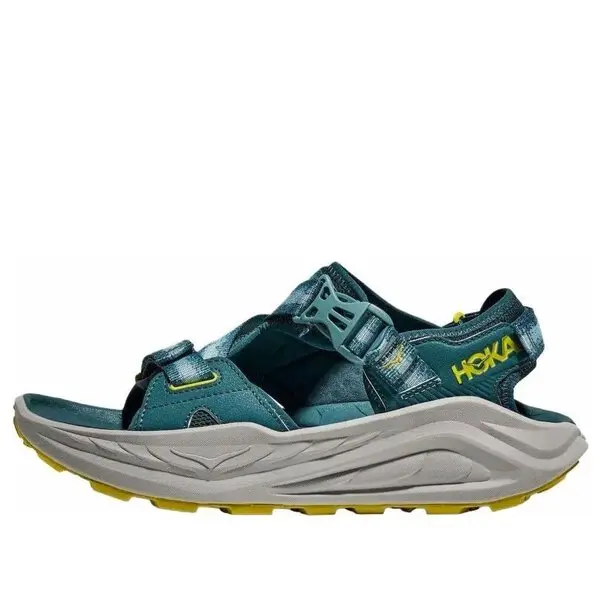 Hoka One One Infini Hike Tc Sandals - Blue Twilight/pea Green