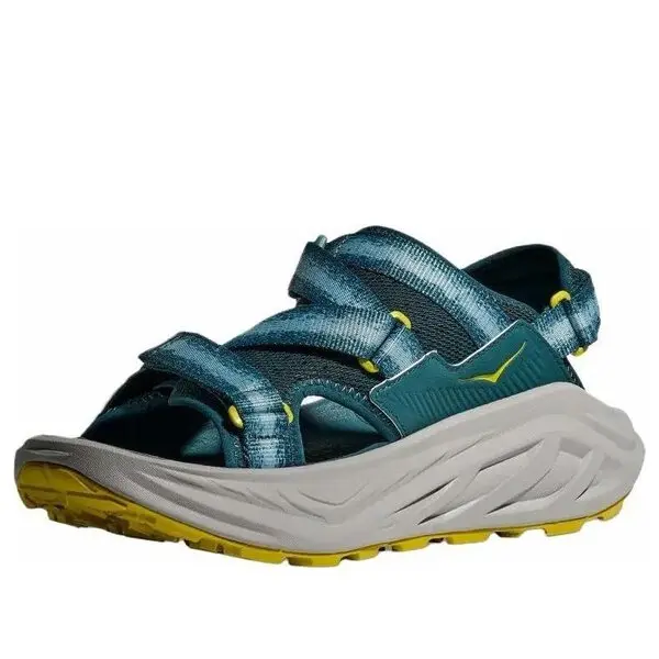 Hoka One One Infini Hike Tc Sandals - Blue Twilight/pea Green