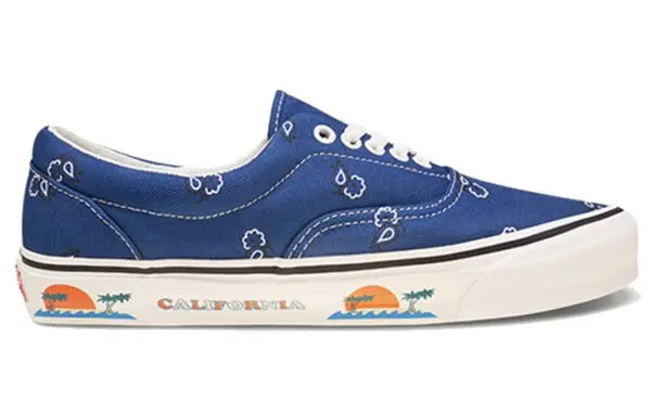 VANS Og Era Lx Paisley Printed Lace-up Sneakers