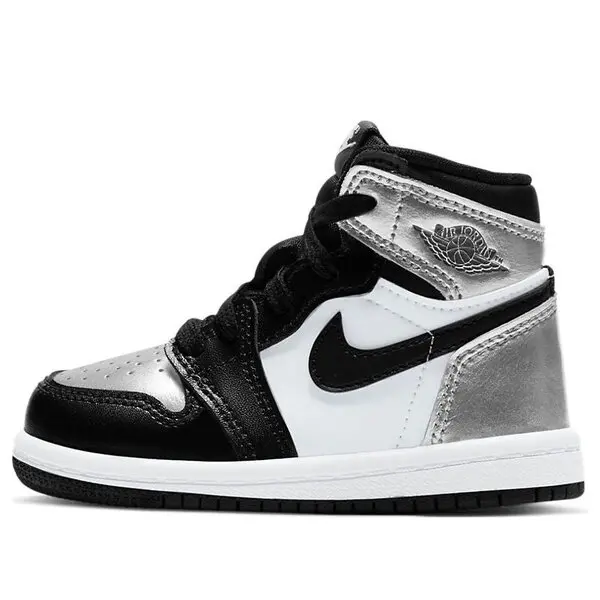 JORDAN Air 1 Retro High Og "silver Toe - Black/silver