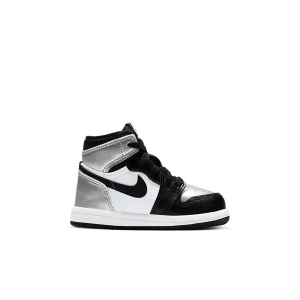 JORDAN Air 1 Retro High Og "silver Toe - Black/silver