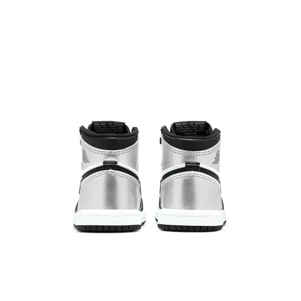 JORDAN Air 1 Retro High Og "silver Toe - Black/silver