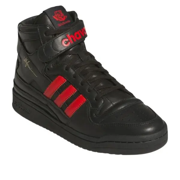 Adidas X Willy Chavarria Forum ’84 High Sneakers - Core Black/red
