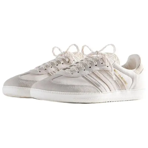 Adidas X Kith Samba Og Sneakers - White/orbit Grey