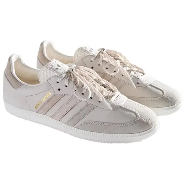 Adidas X Kith Samba Og Sneakers - White/orbit Grey