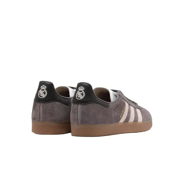 Adidas X Real Madrid Gazelle Sneakers - Charcoal/putty Mauve/gum