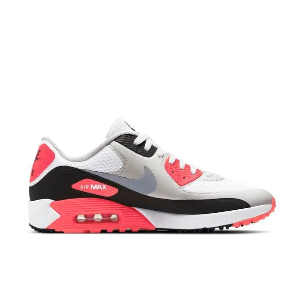 Nike Max 90 Golf 'infrared' Sneakers - Black/gray/red