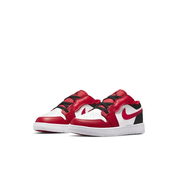 JORDAN 1 Low "reverse Black Toe" Sneakers - White/red