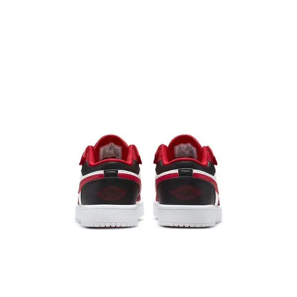 JORDAN 1 Low "reverse Black Toe" Sneakers - White/red